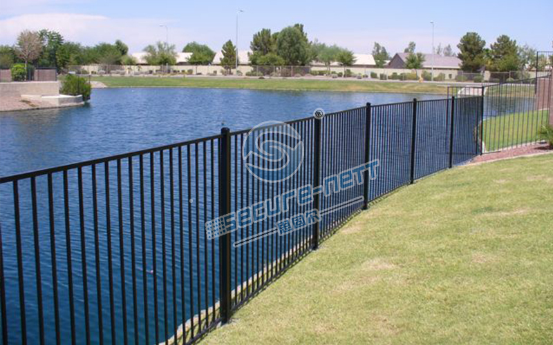 Flat top steel fencing for sale - Welded mesh fencing superstore