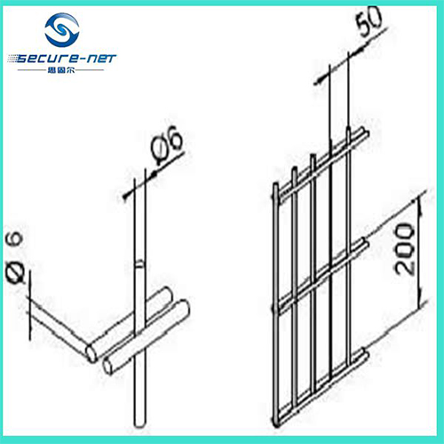 Welded 868 double horizontal wire mesh fence - Hebei Secure-Nett Fence ...